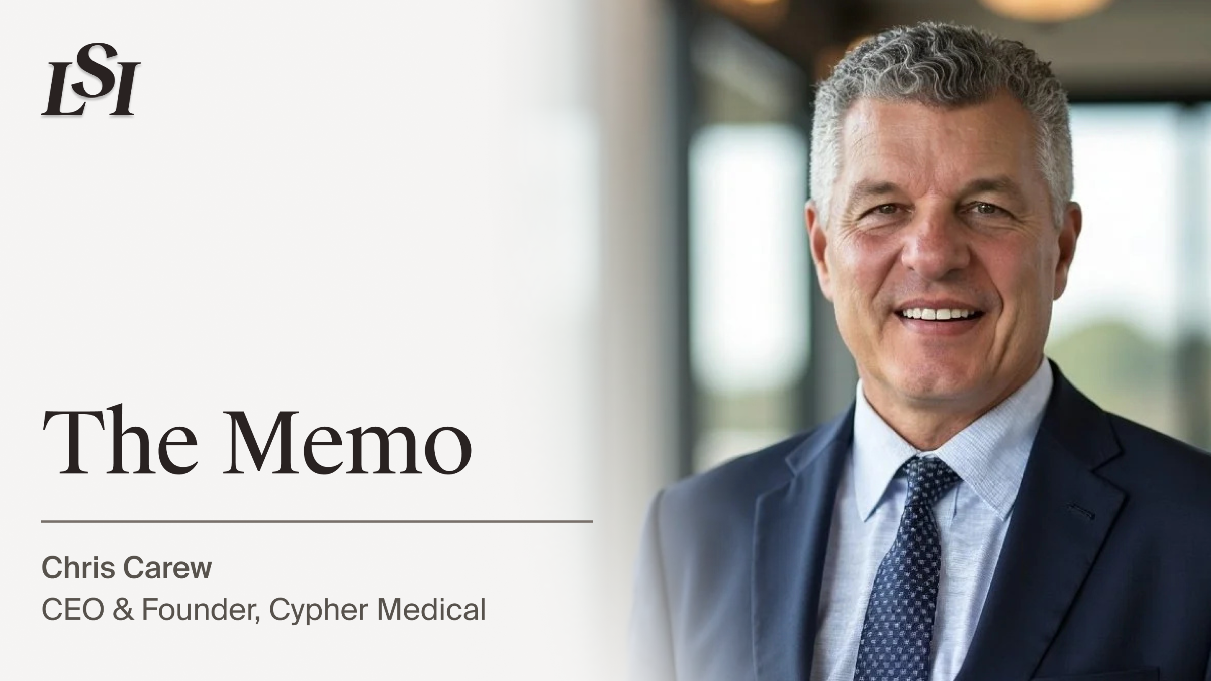 The Memo: Cypher Medical Tackling the Problem of Blood Loss Estimation ...